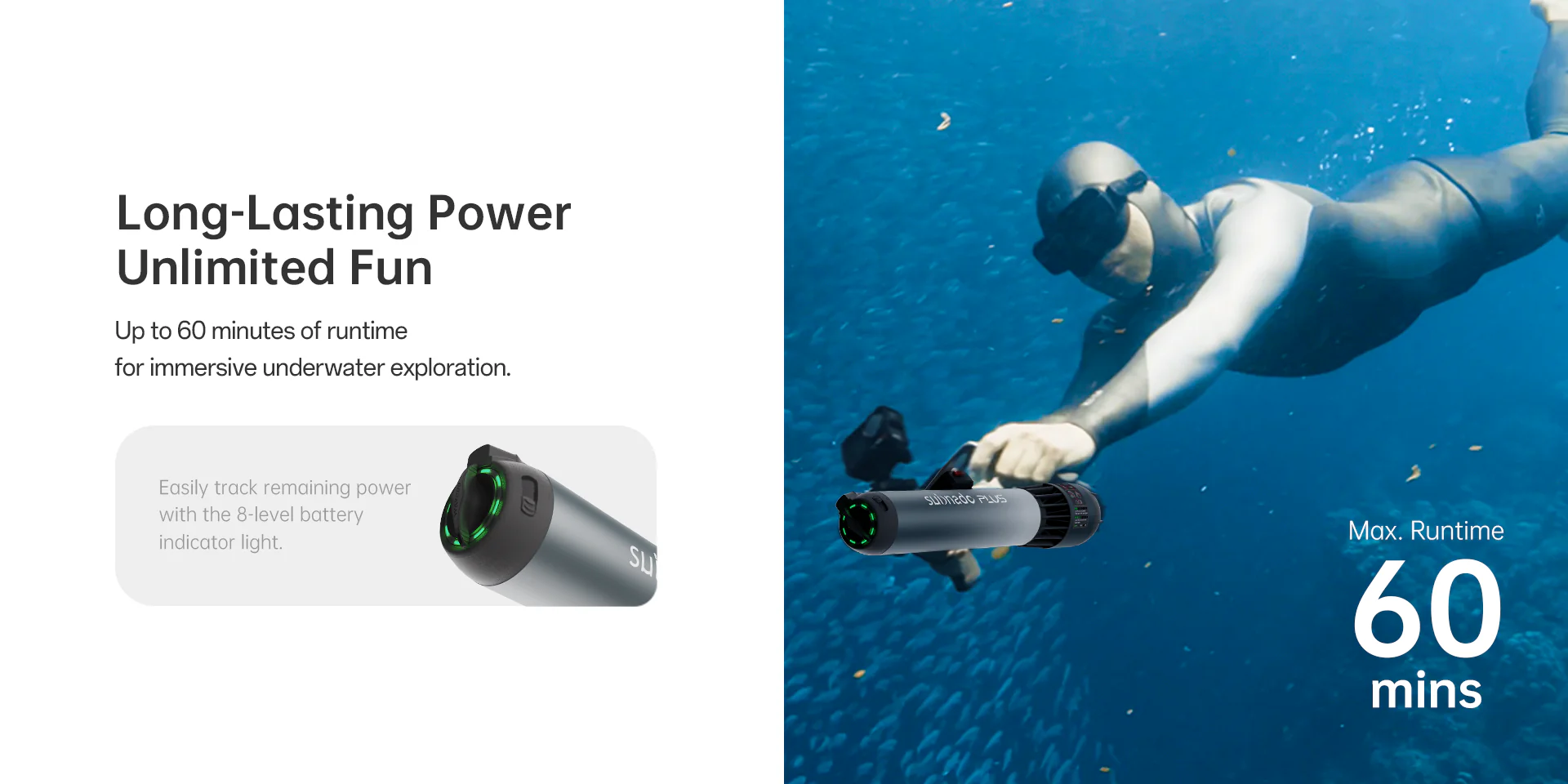 Subnado Underwater Scooter Plus – AquaClub